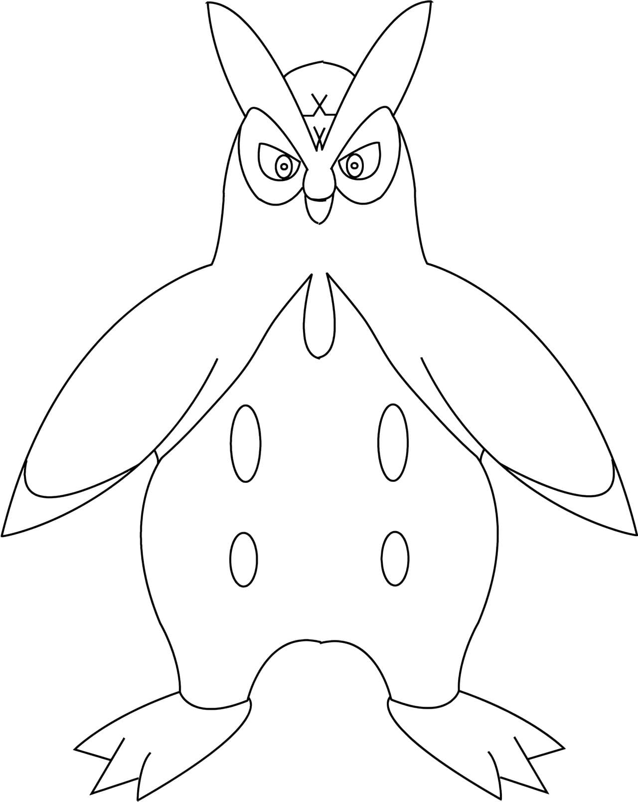 Prinplup Coloring Pages